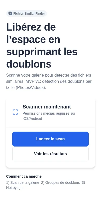 Fichier Similar Finder