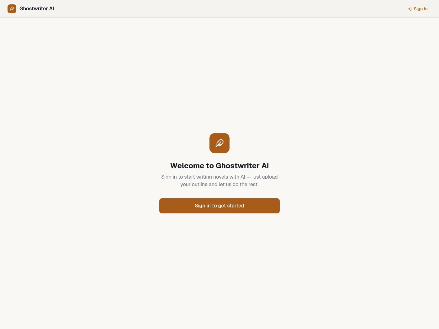 Fiction Ghostwriter AI
