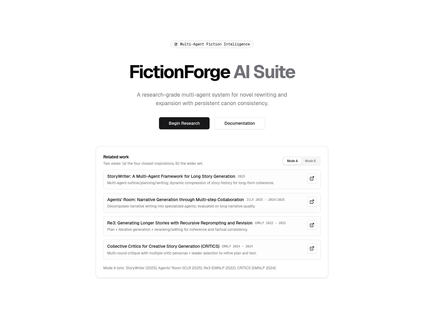 FictionForge AI Suite