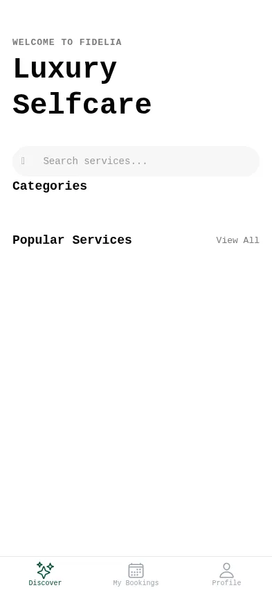 Fidelia Selfcare App