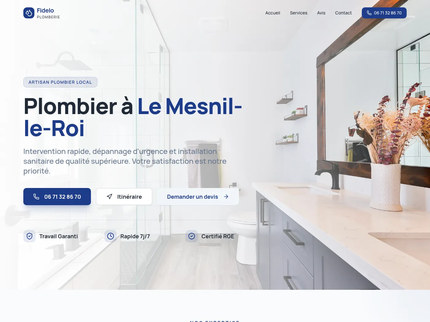 Fidelo Plomberie Web