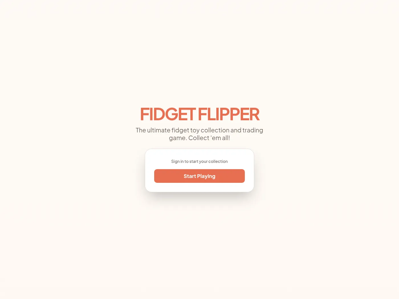 Fidget Flipper Game