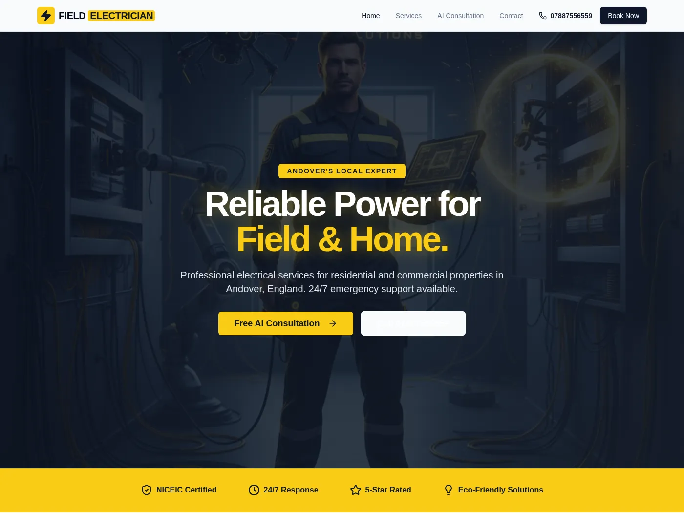 Field Electrician Website