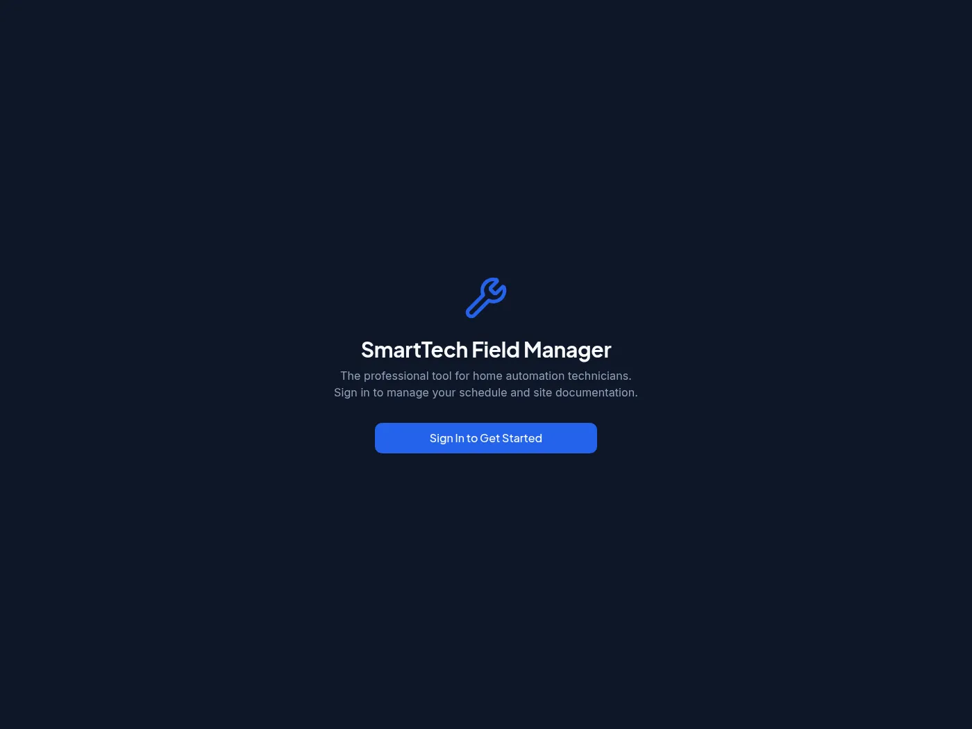SmartTech Field Manager