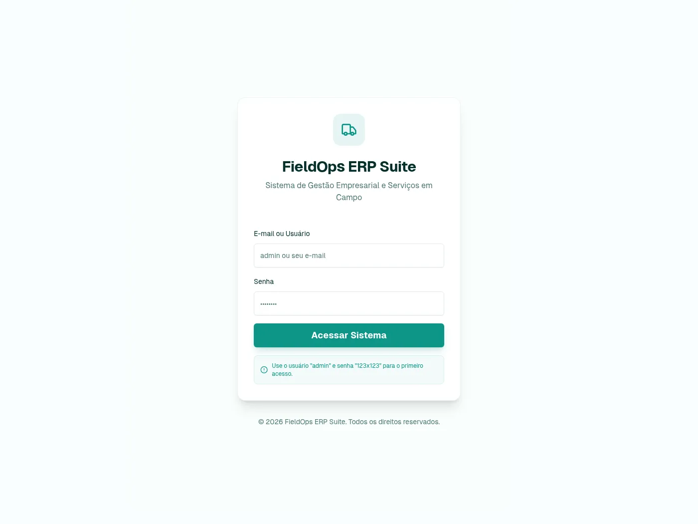 FieldOps ERP Suite
