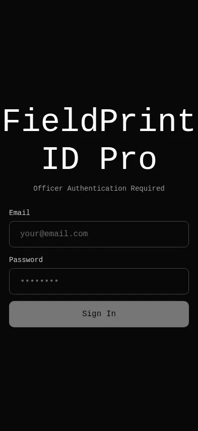 FieldPrint ID Pro