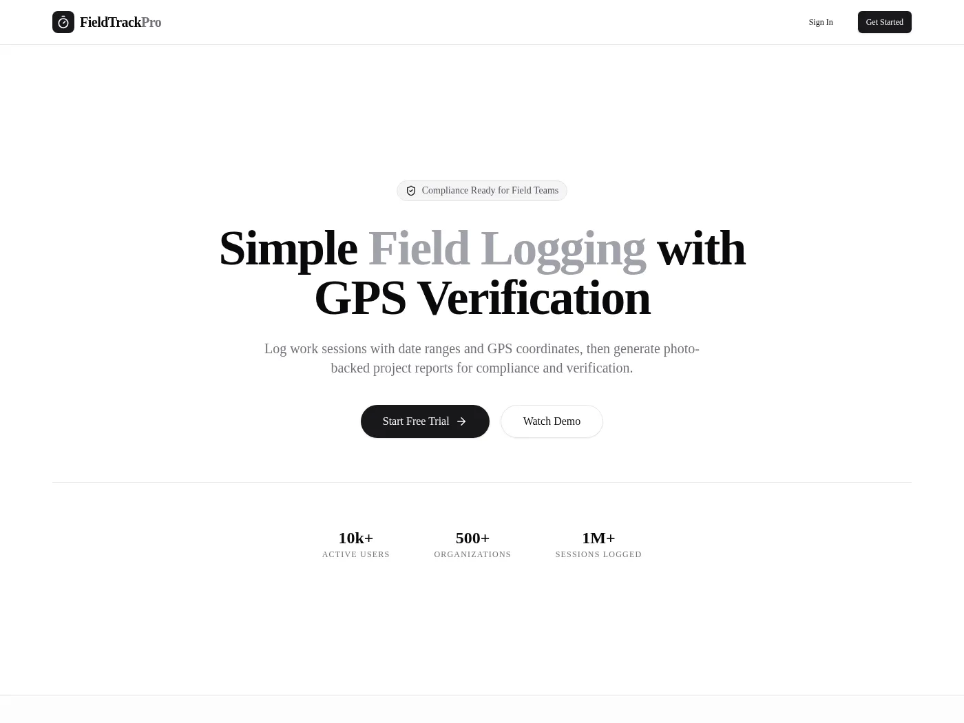 FieldTrack Pro