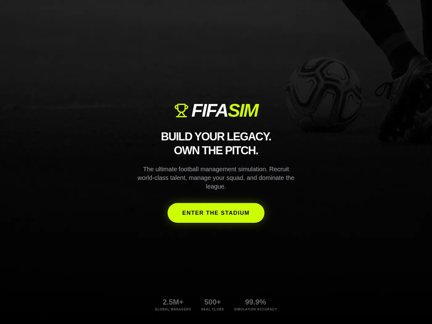 FIFA Game Sim