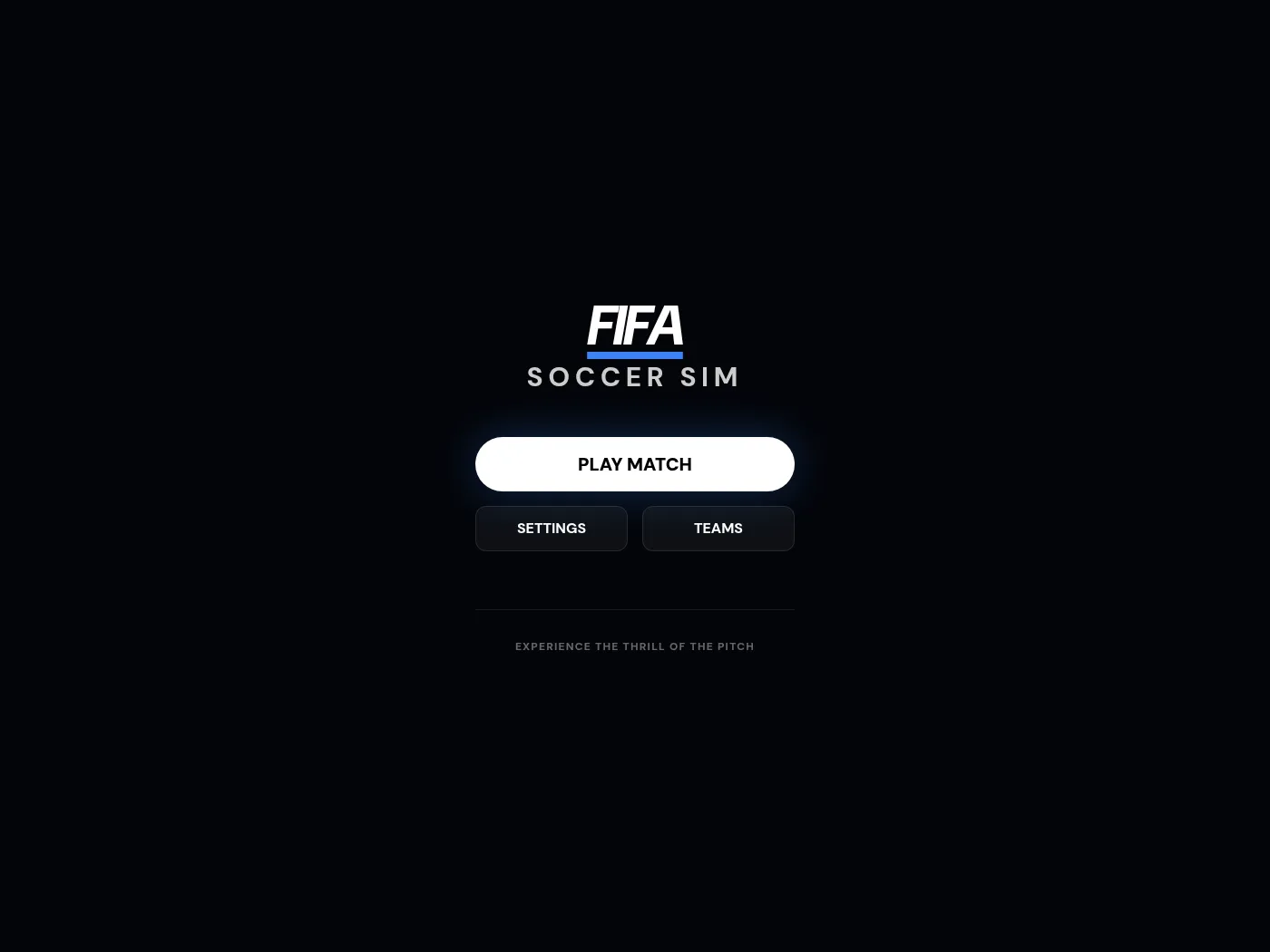 FIFA Soccer Sim