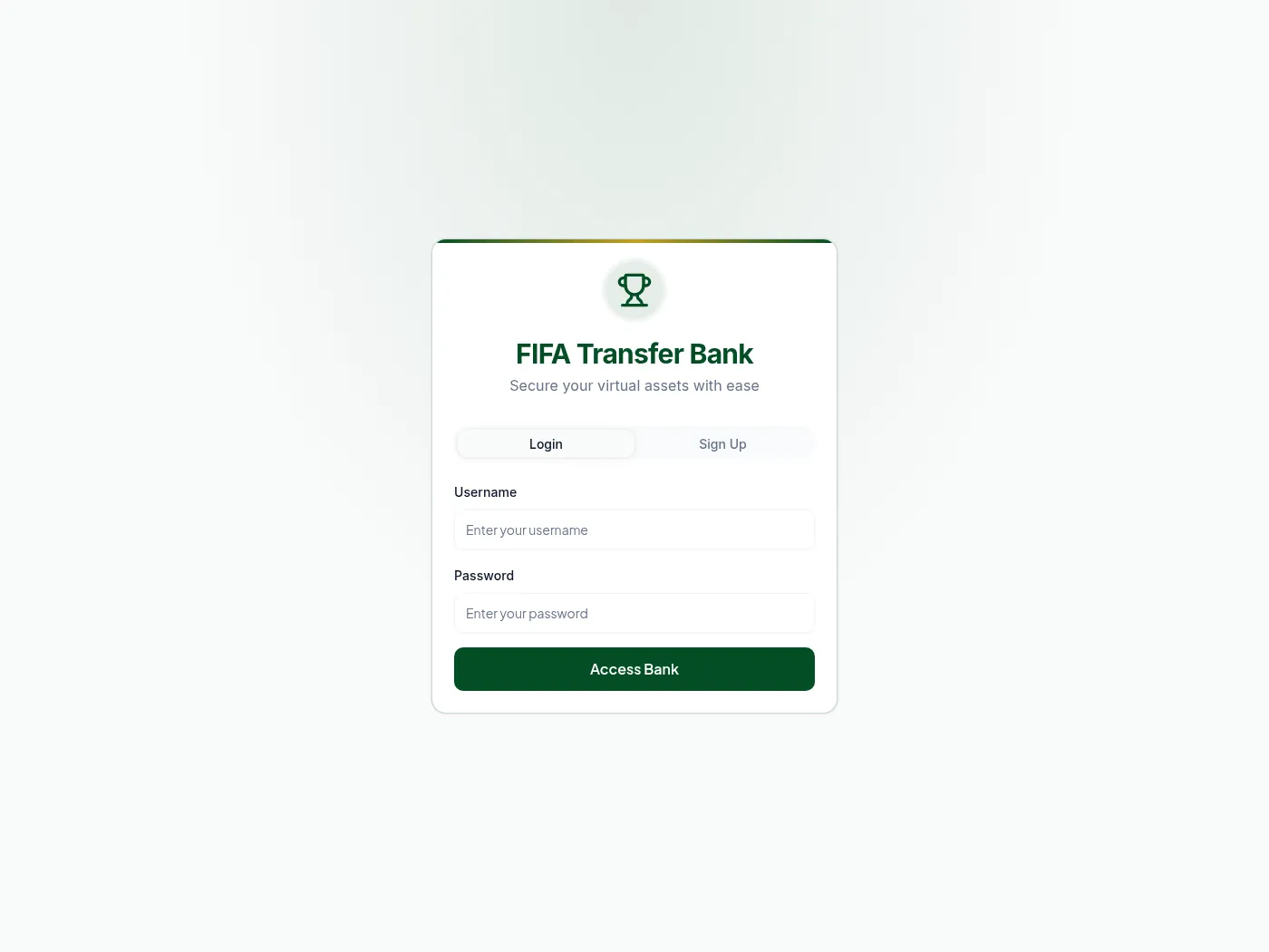 FIFA Transfer Bank