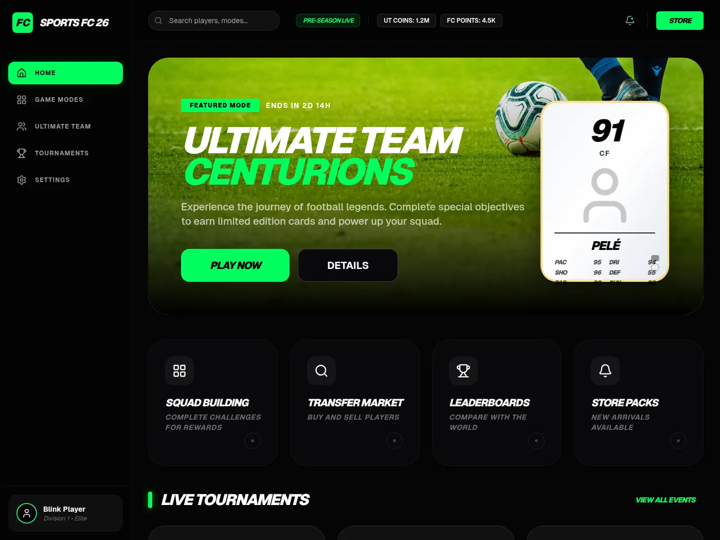 FIFA 26 Clone