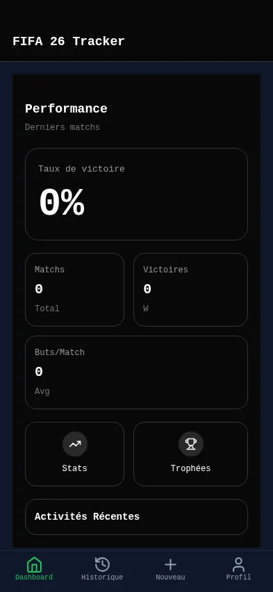 FIFA26 Match Results App