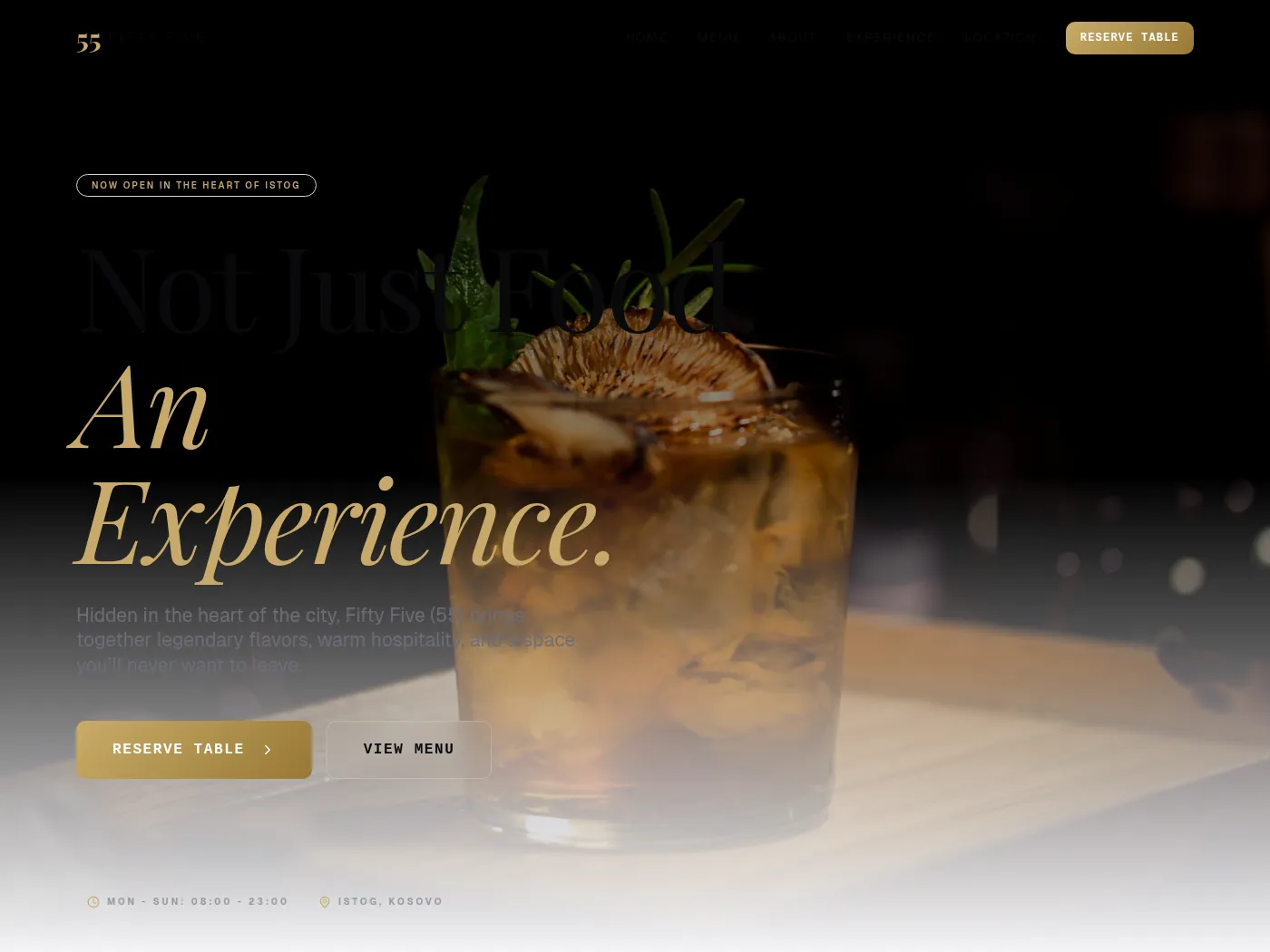 Fifty Five Luxury Dining