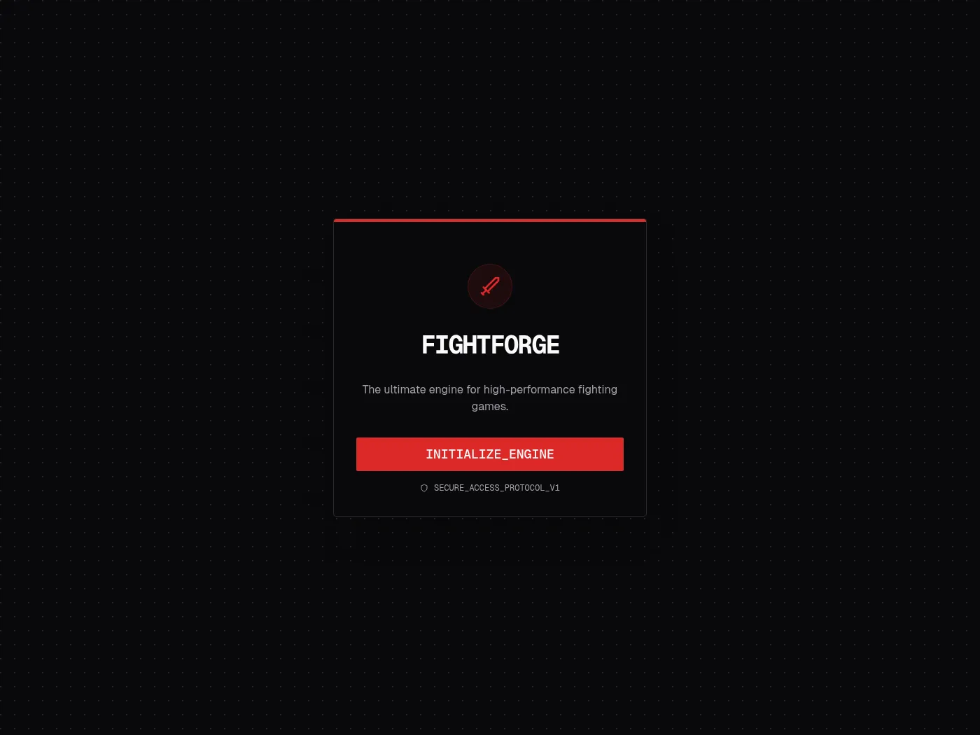 FightForge Engine