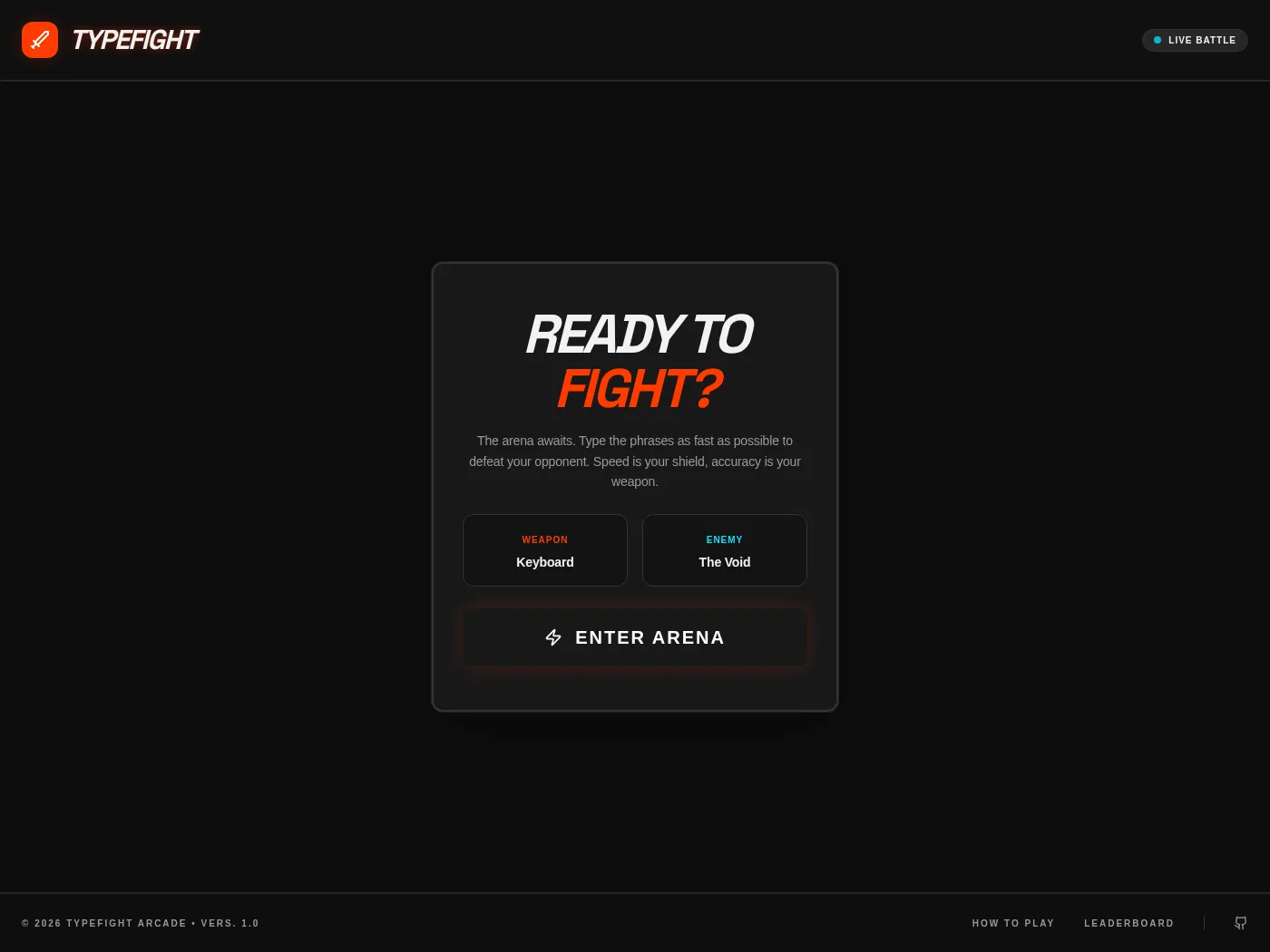 TypeFight Game