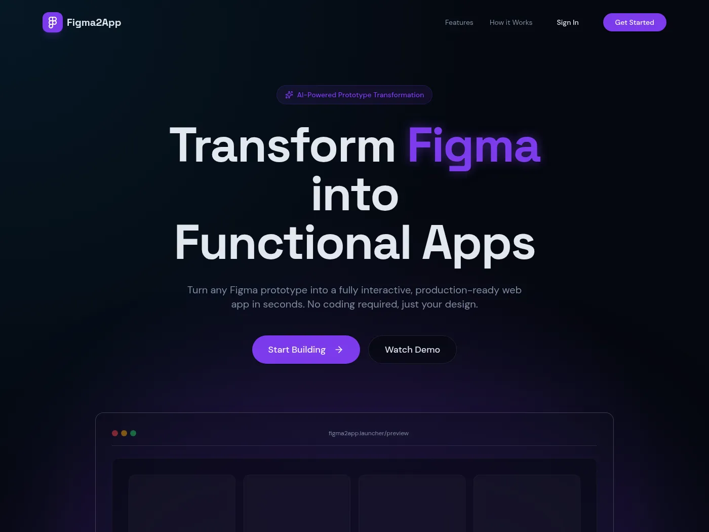 Figma2App Launcher