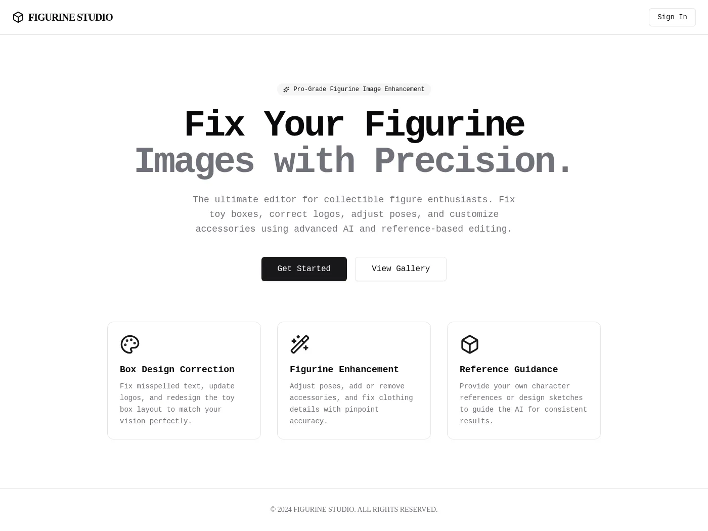 Figurine Image Studio