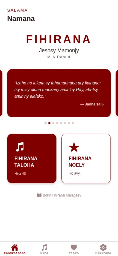 FIHIRANA Jesosy App