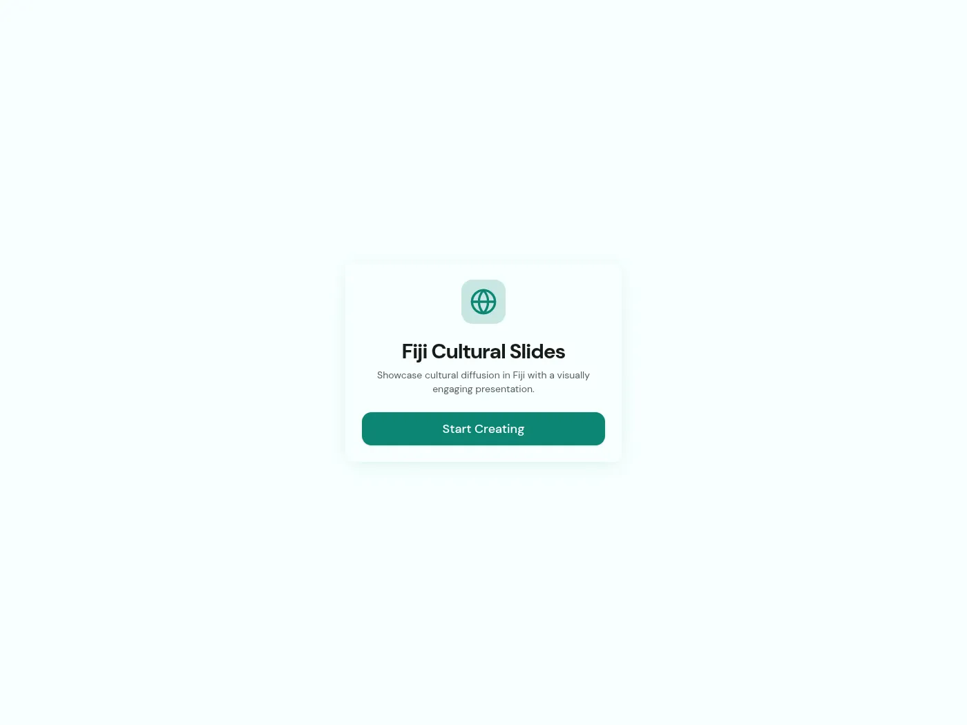 Fiji Cultural Diffusion Slides