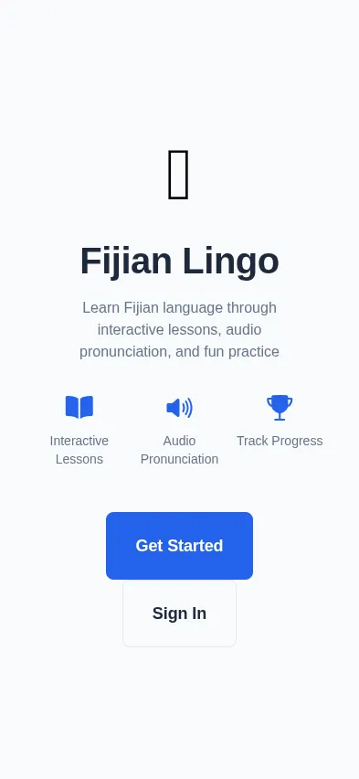 Fijian Lingo App