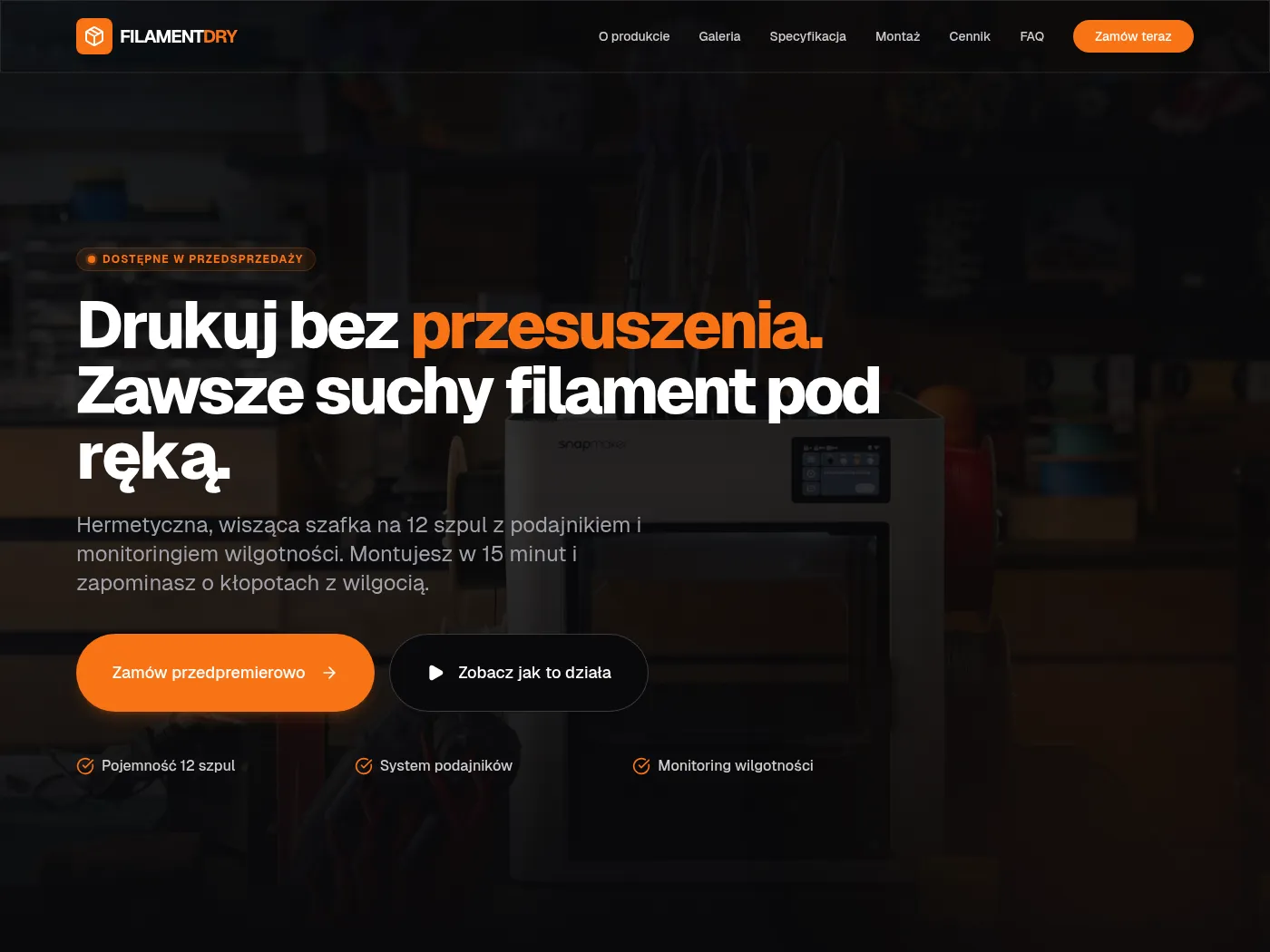 FilamentDry Cabinet Site