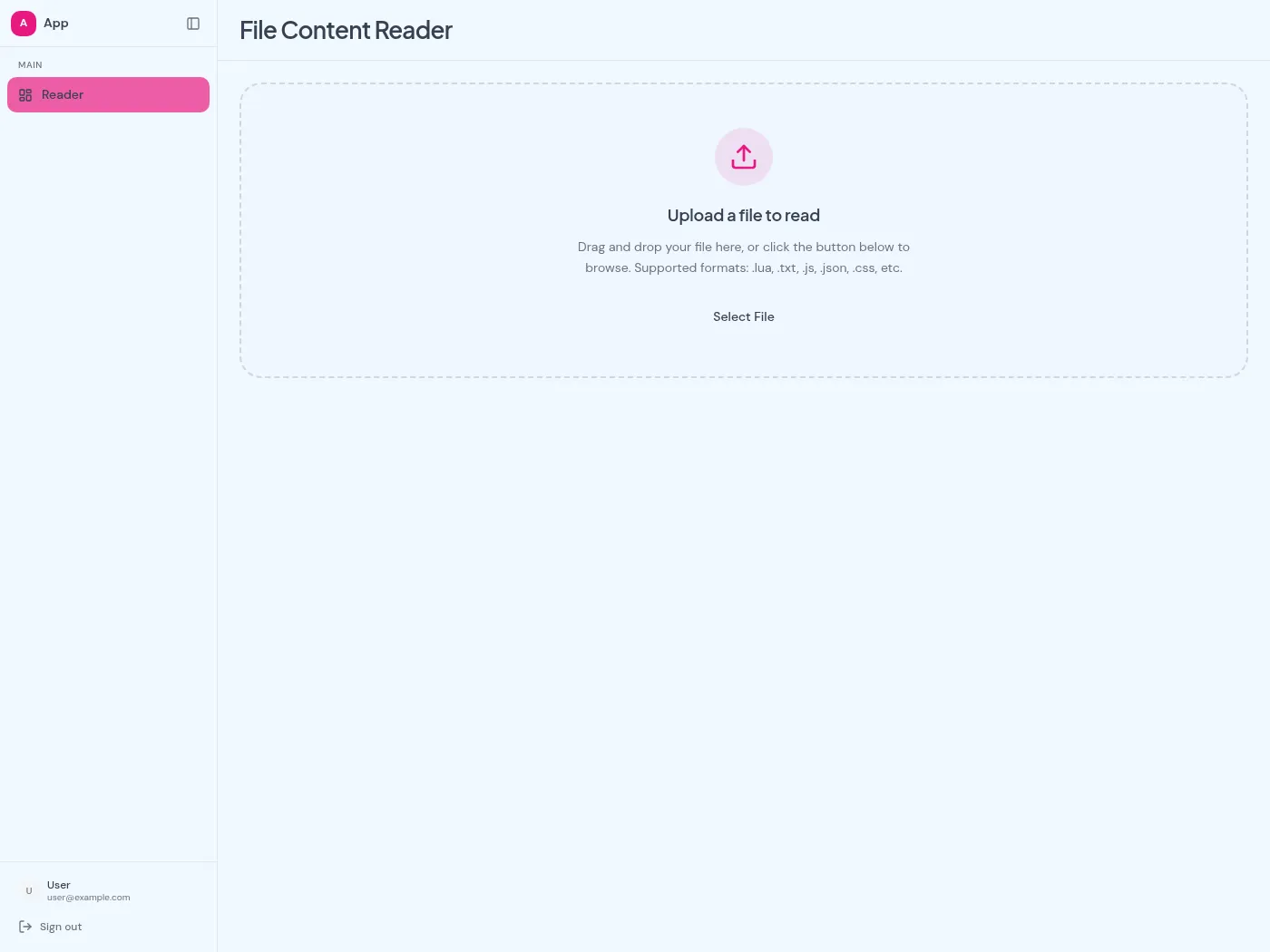 File Content Reader