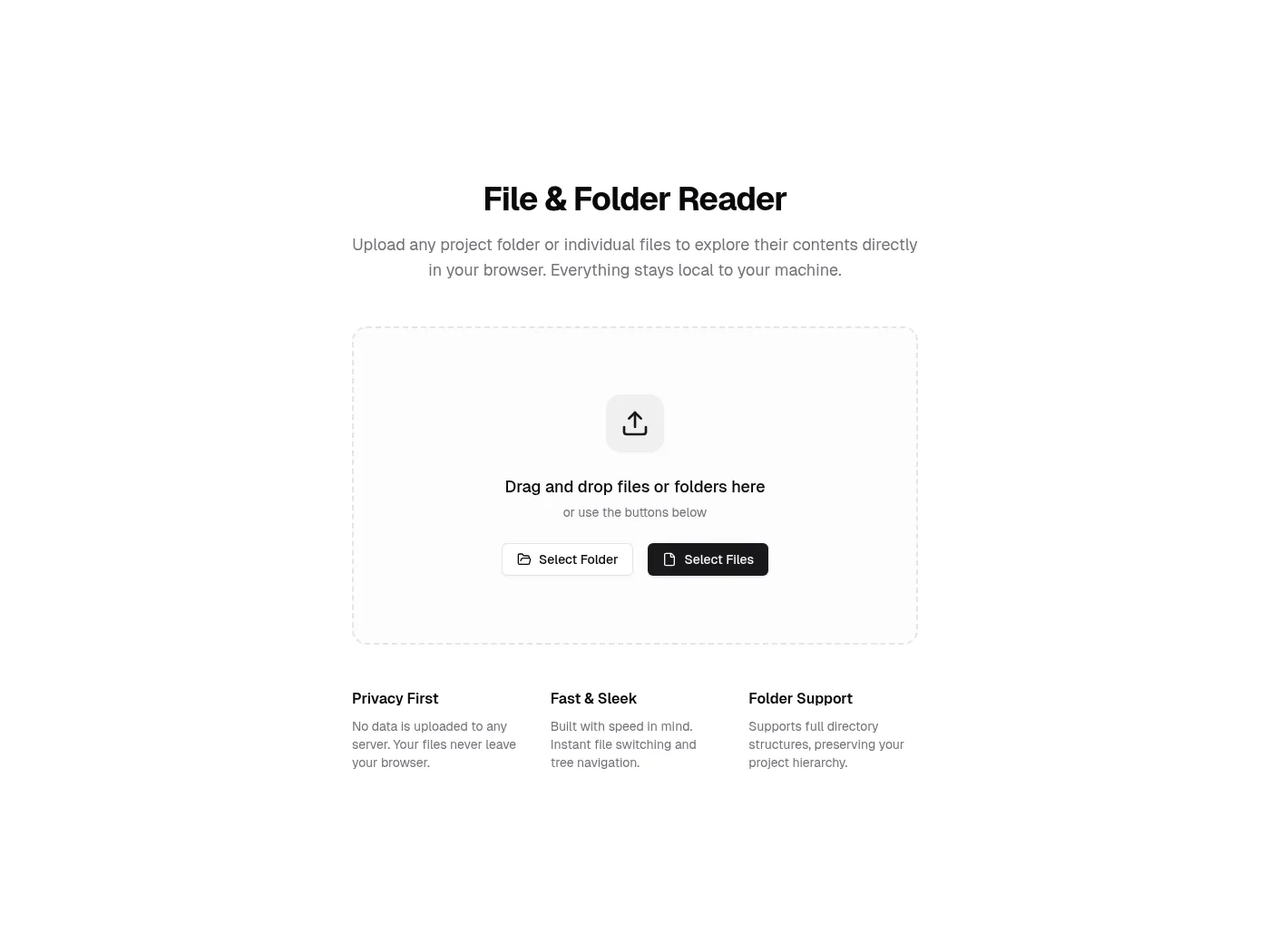File & Folder Reader