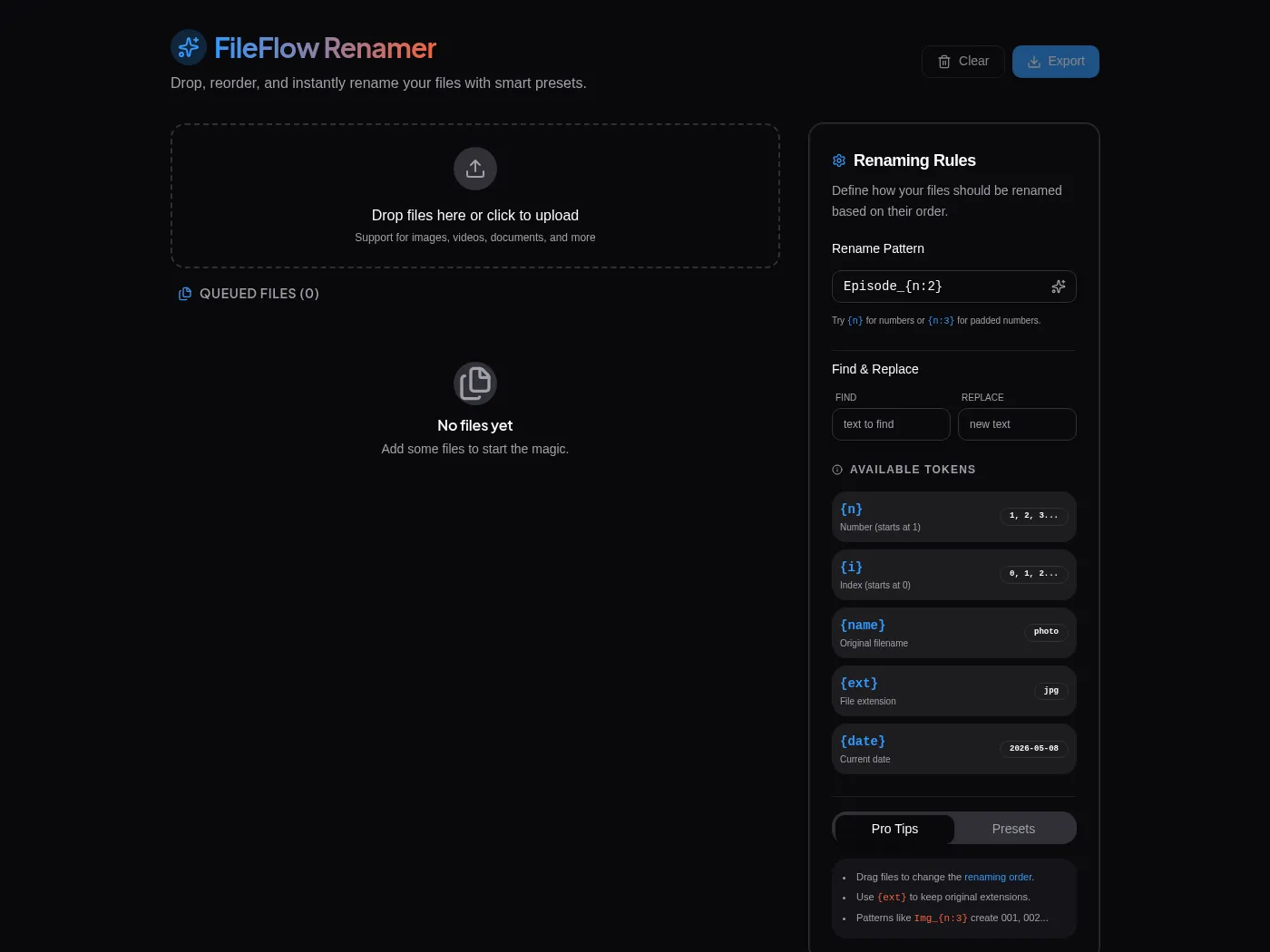 File Order Renamer