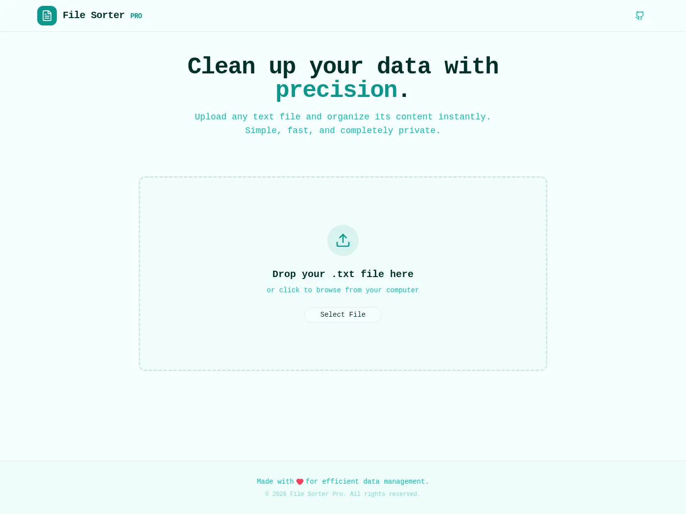 File Sorter Pro