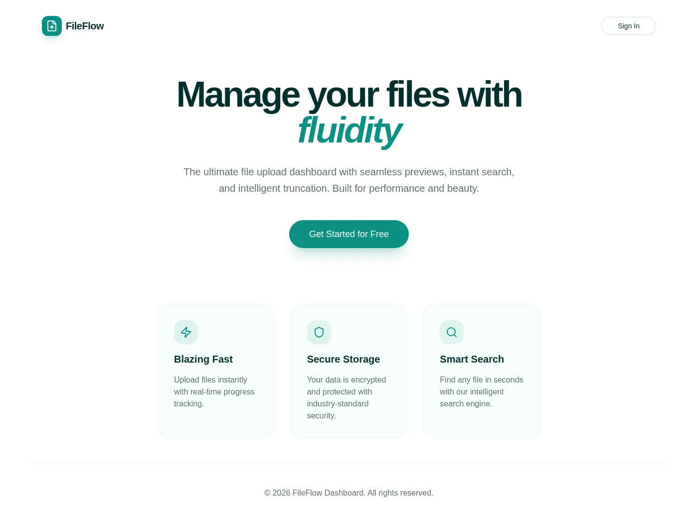 FileFlow Dashboard