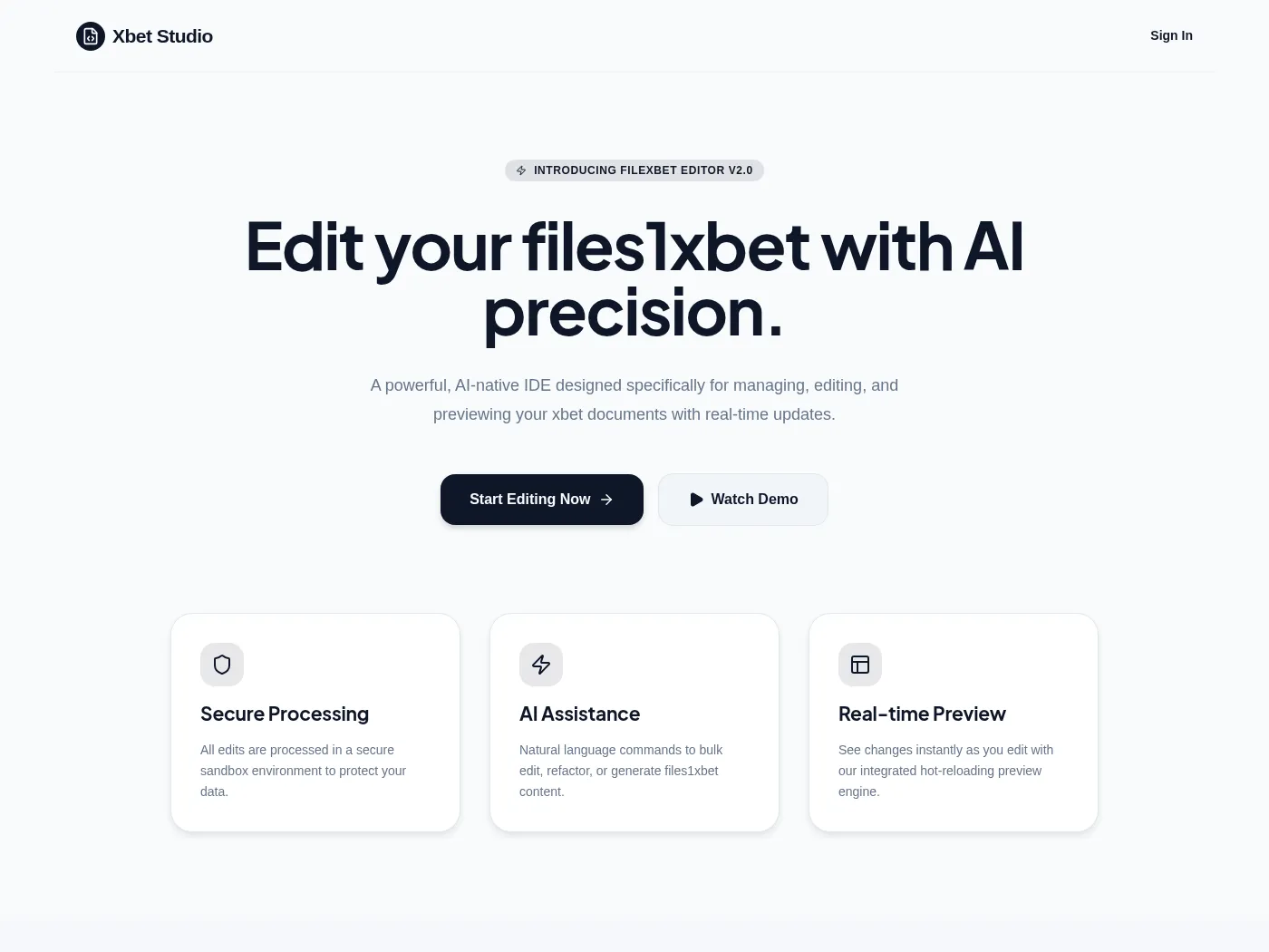 FileXbet Editor