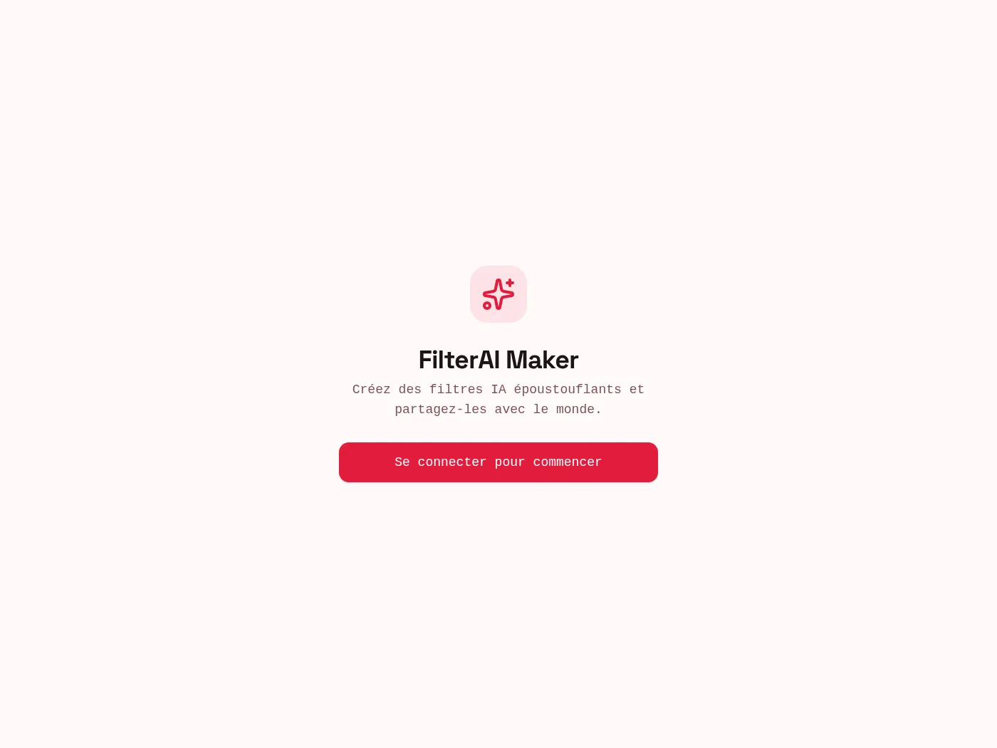 Filter Maker App
