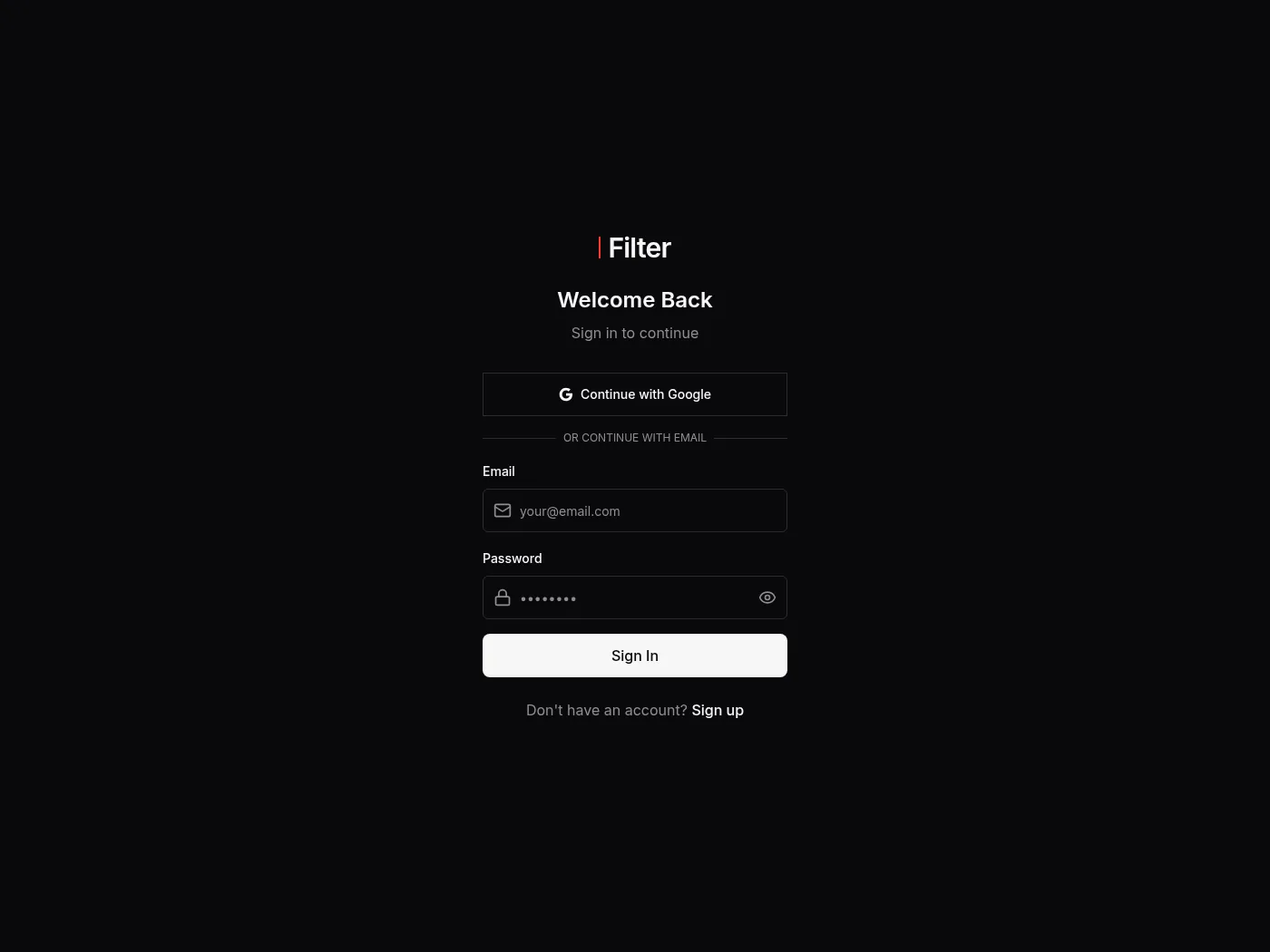 Filter News App