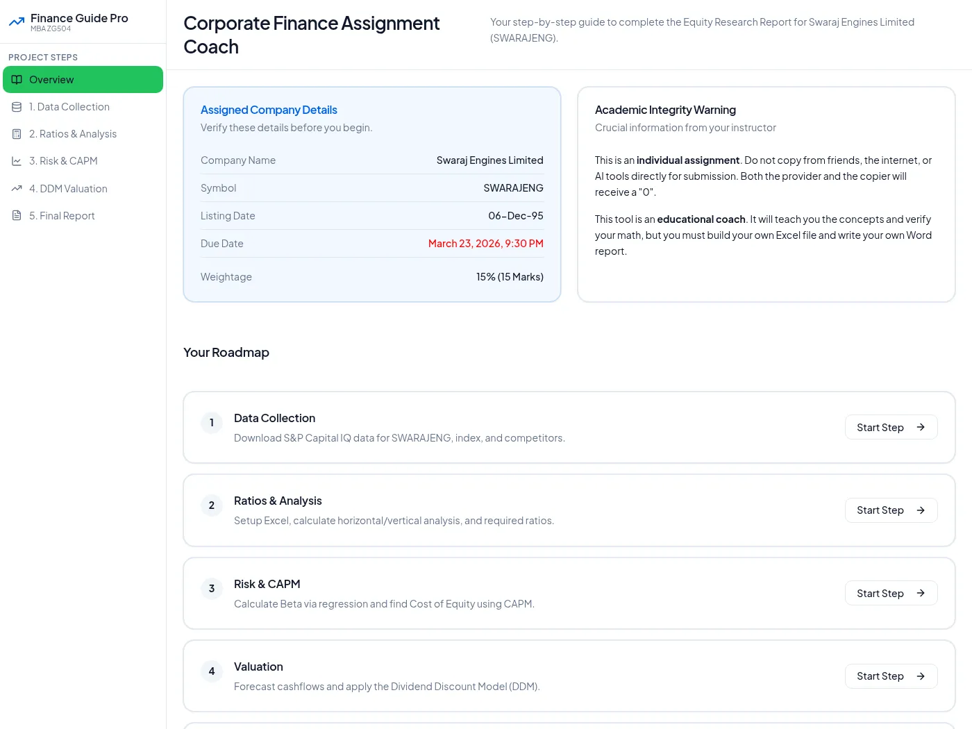 Finance Assignment Guide Pro