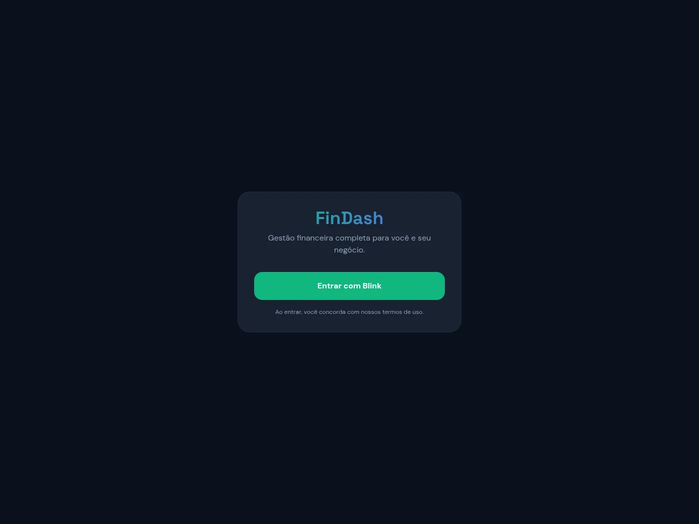 FinDash Simplificado