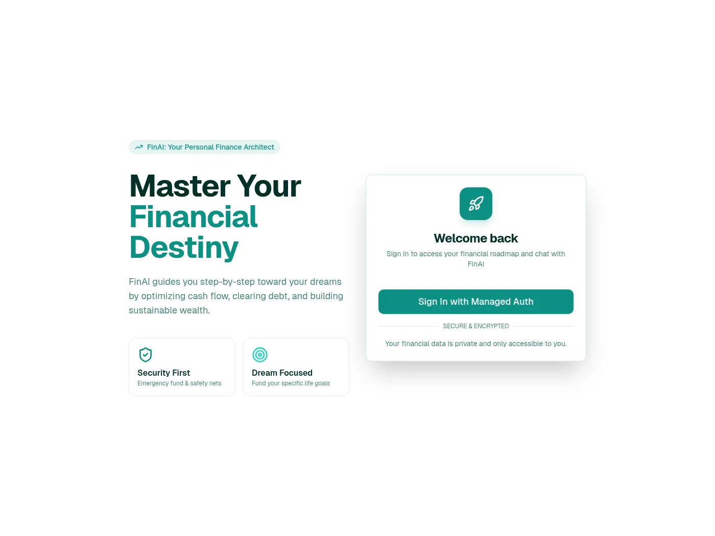 FinAI Personal Finance Mentor
