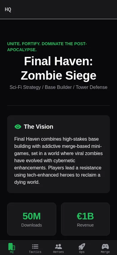Final Haven: Zombie Siege