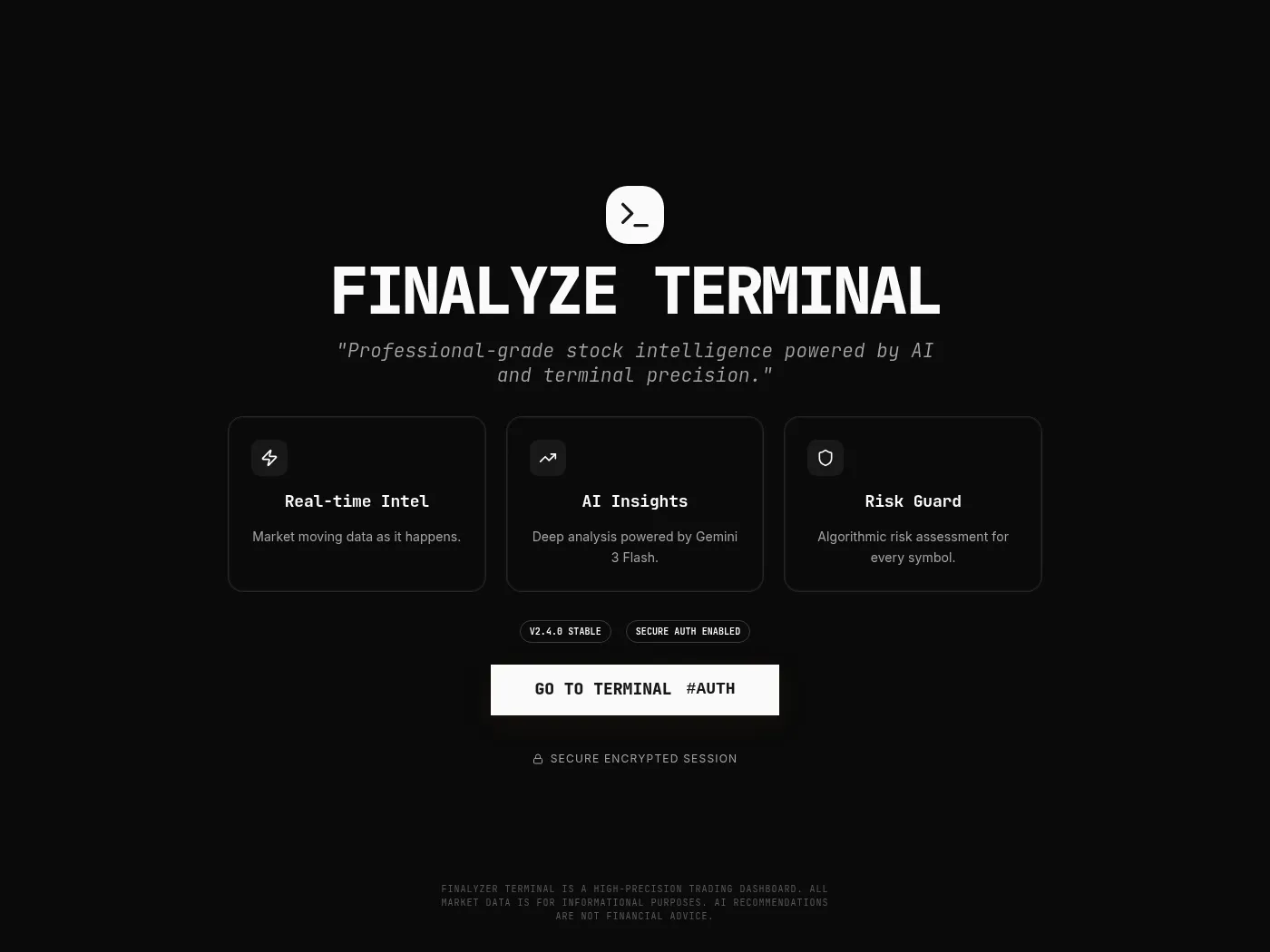 Finalyze Terminal