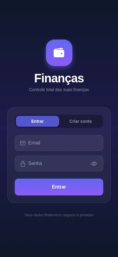 Finanças Modernas App