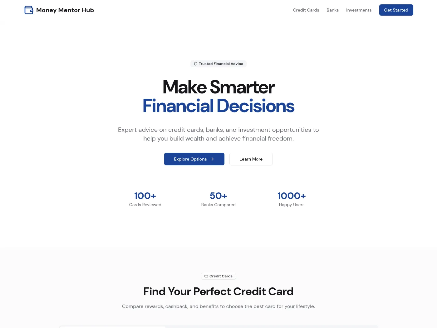 Money Mentor Hub