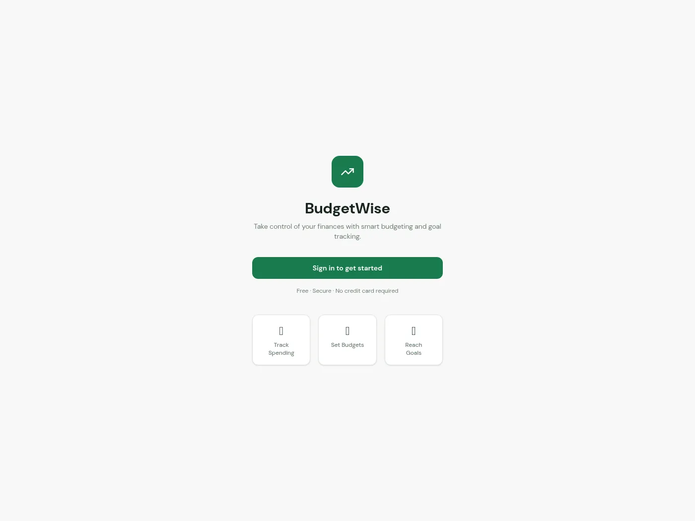 BudgetWise Finance App
