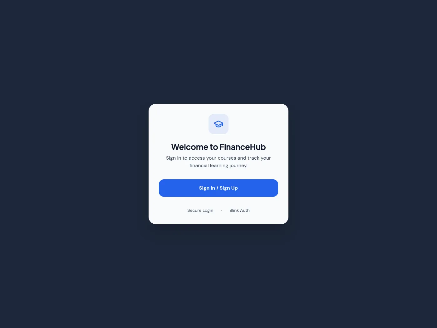 Finance Course Hub