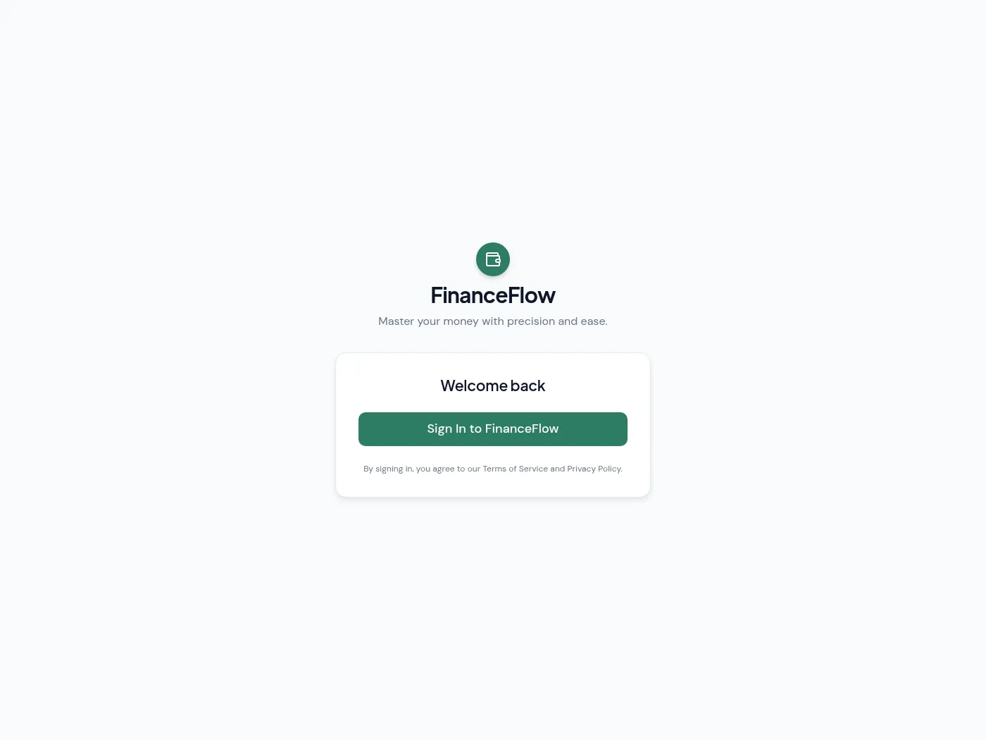 FinanceFlow Dashboard