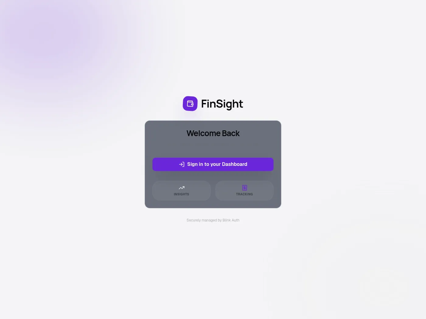 FinSight Dashboard