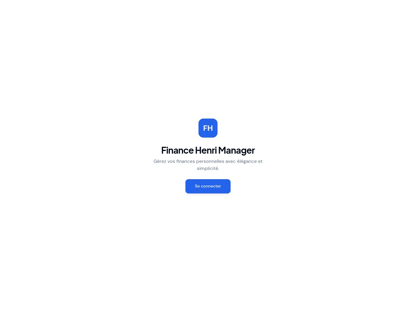 Finance Henri Manager