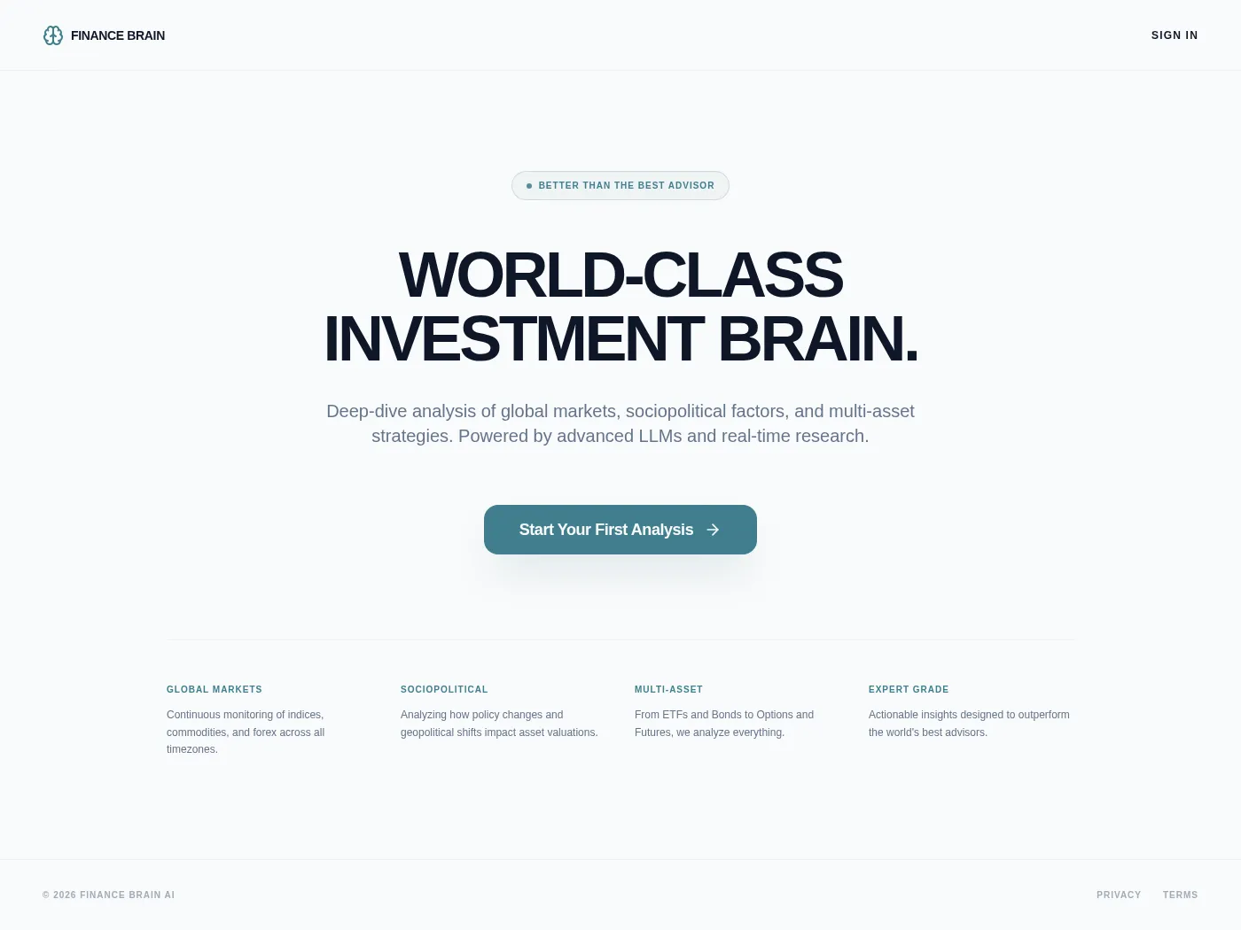 Finance Brain LLM