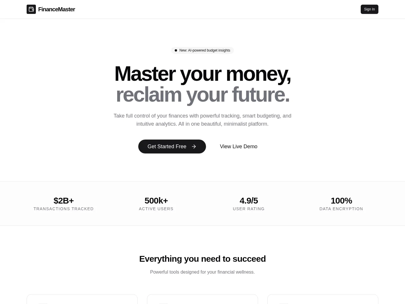 FinanceMaster