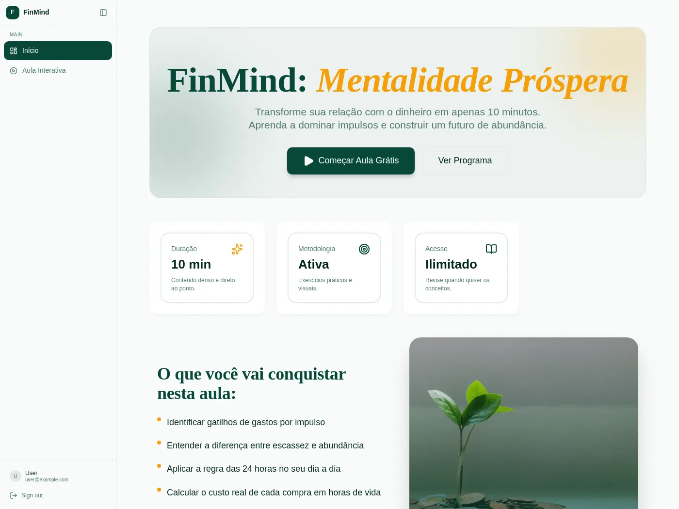 Mindset Finance Video Class