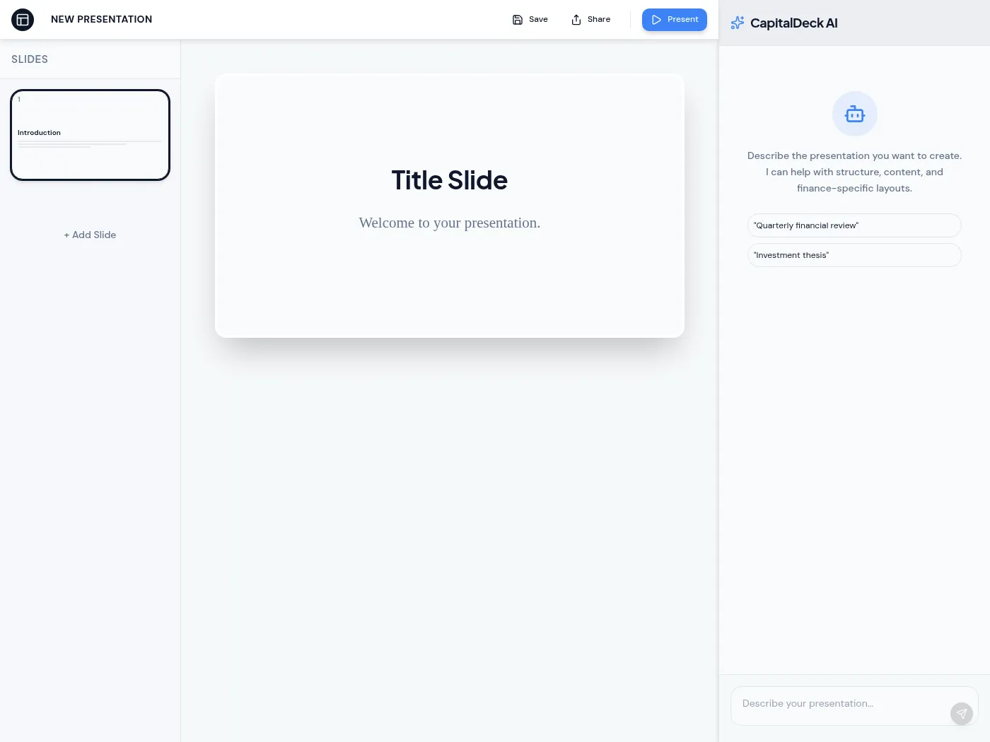Finance Slide Templates