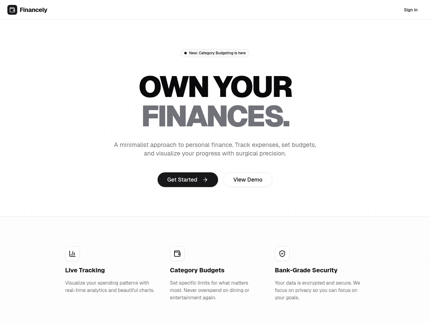 Personal Finance SaaS